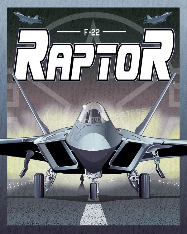 F 22 Drawing F 22 Raptor Poster