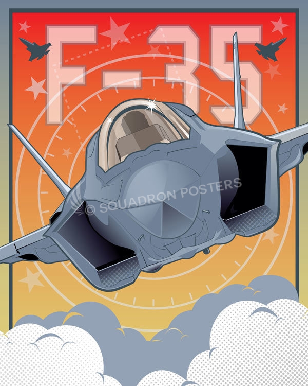 F-35 Pop Art - Squadron Posters