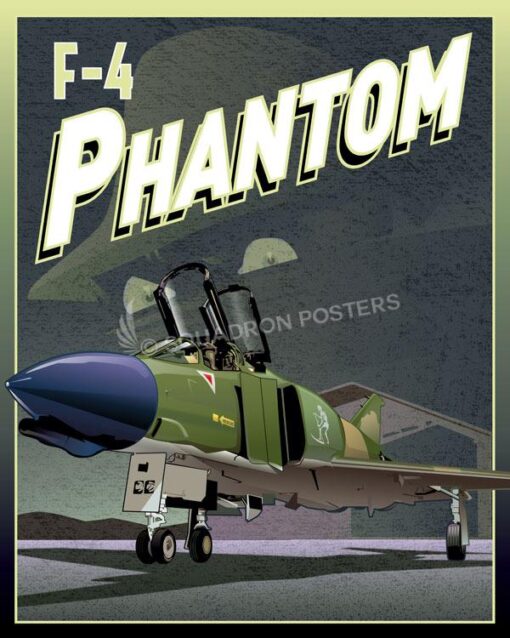 F-4 Phantom art - Squadron Posters