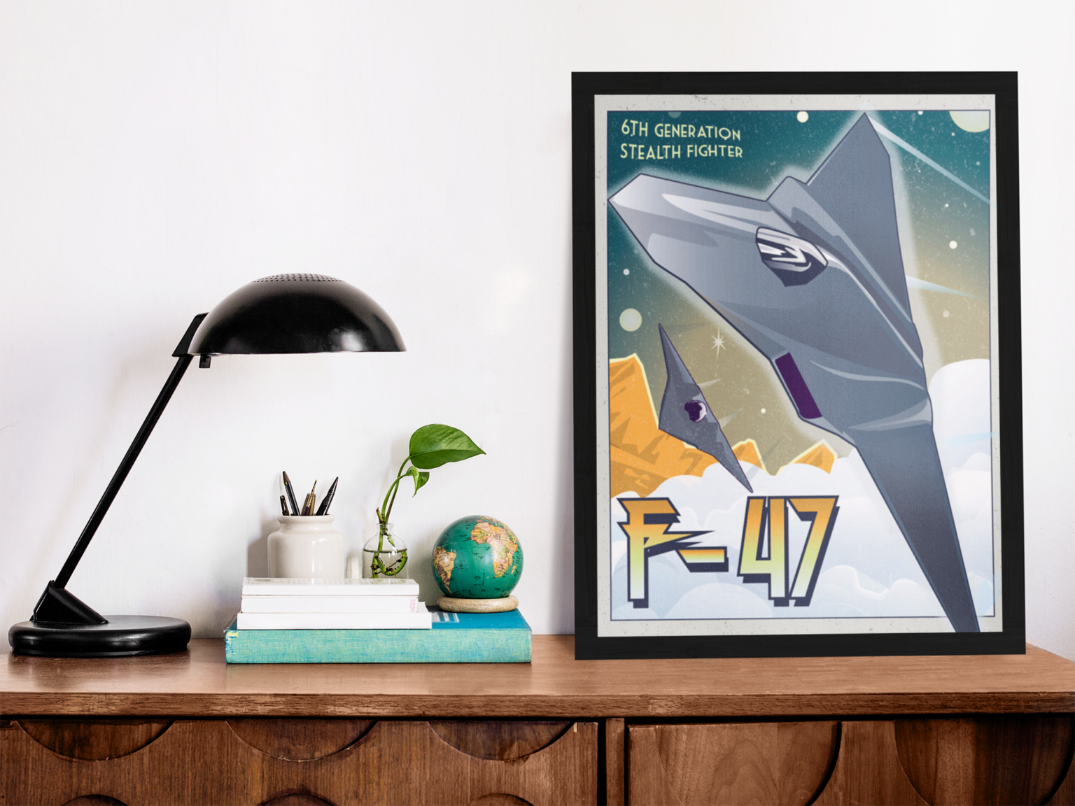 F-47 Stealth Fighter Art - Squadron Posters