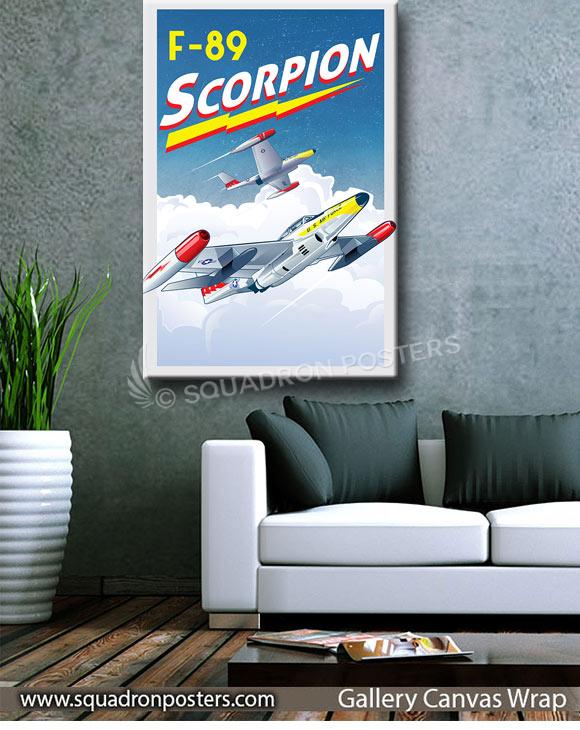 F-89 Scorpion - Squadron Posters