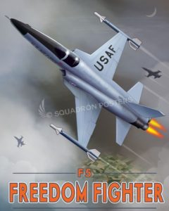 Through the Ages F-5 Freedom Fighter - Squadron Posters