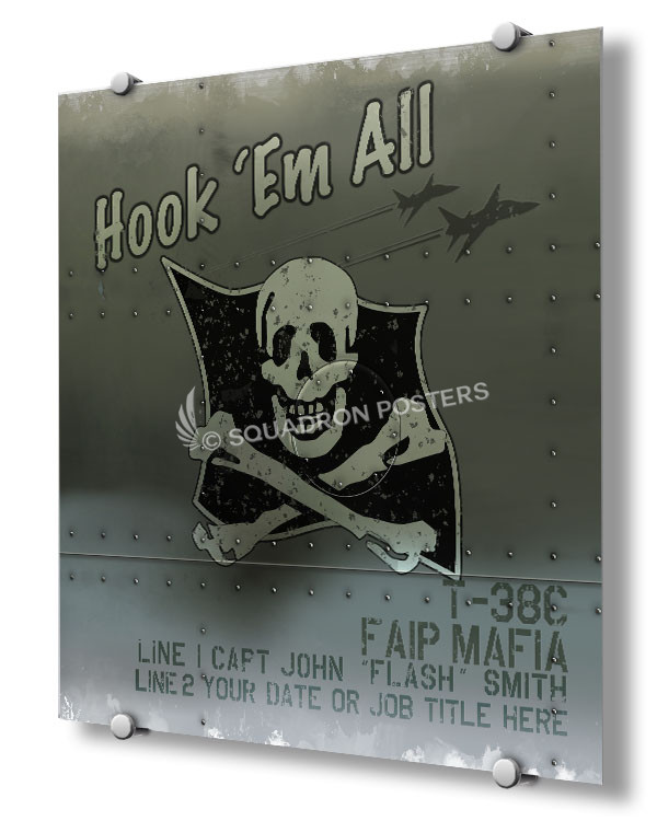 T-38 FAIP MAFIA Nose Art - Squadron Posters