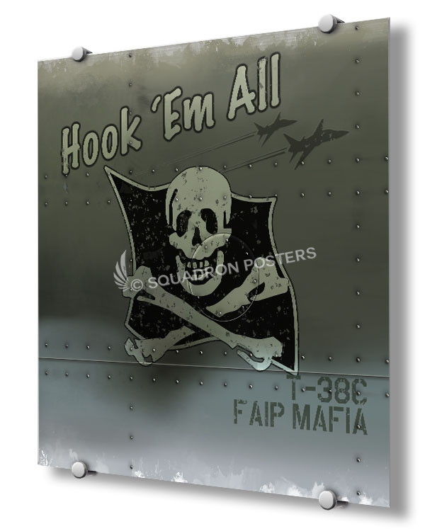 T-38 FAIP MAFIA Nose Art - Squadron Posters