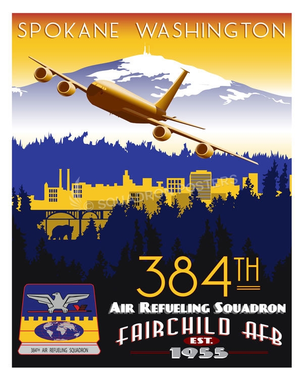 Fairchild AFB 384th ARS KC-135 - Squadron Posters