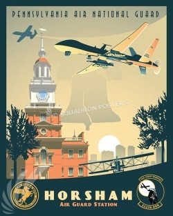 Horsham Air Guard Station 103rd AS MQ-9 Reaper - Squadron Posters