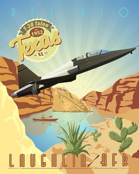 Laughlin AFB T-38 Talon - Squadron Posters
