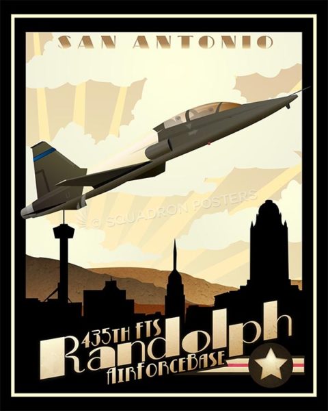 Randolph AFB T-38 Talon 435th FTS - Squadron Posters