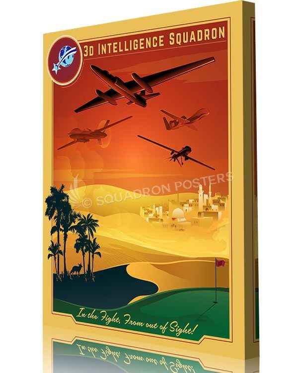 Ft. Gordon 3d Intelligence Squadron - Squadron Posters