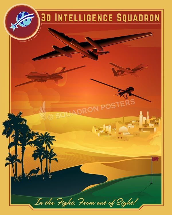Ft. Gordon 3d Intelligence Squadron - Squadron Posters