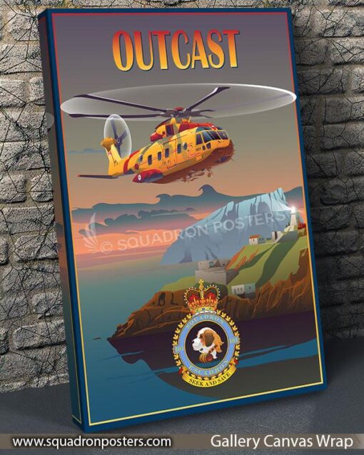 Gander Newfoundland Labrador Canada 103 SAR Sqn OUTCASTS - Squadron Posters