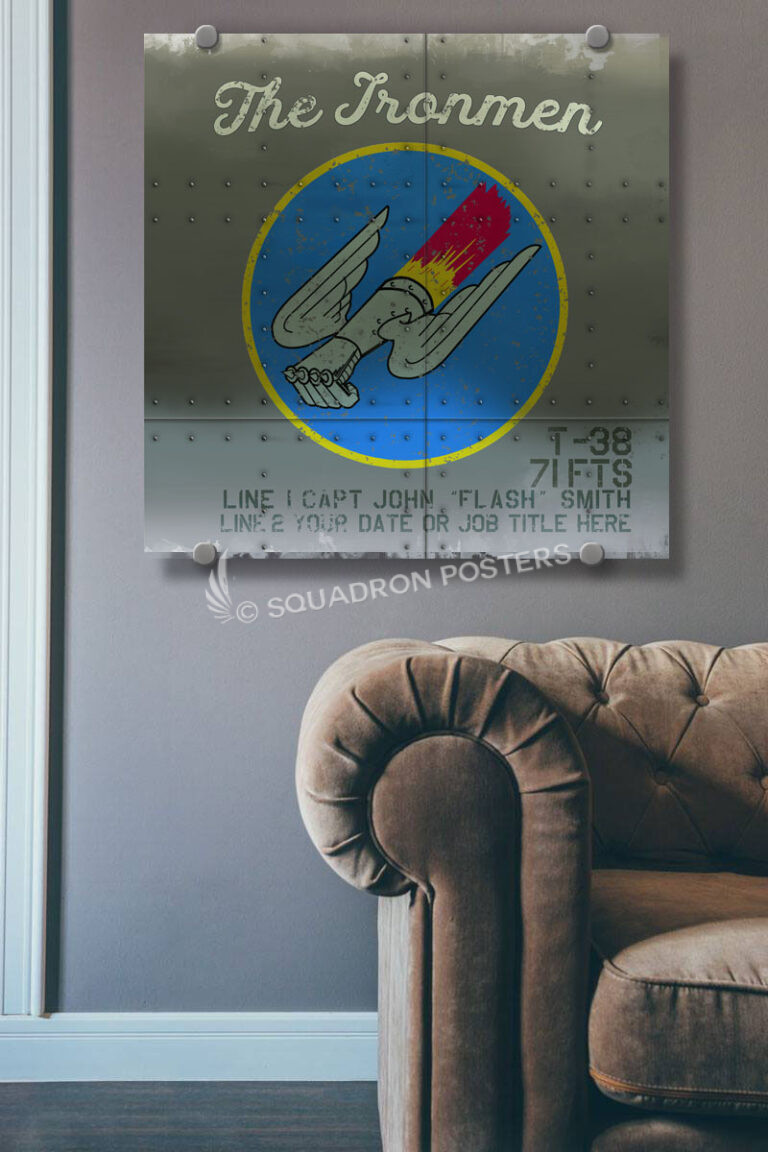 71st FTS "Ironmen" Nose Art - Squadron Posters