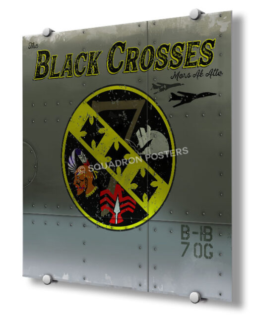 7th OG "Black Crosses" Nose Art - Squadron Posters