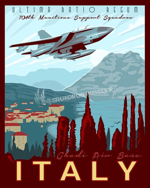 Ghedi AB Italy 704th MUNSS - Squadron Posters