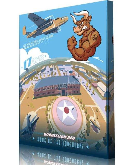 Goodfellow AFB Texas 17th CPTS Longhorns - Squadron Posters