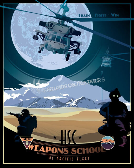 HSC Weapons School U.S. Pacific Fleet - Squadron Posters