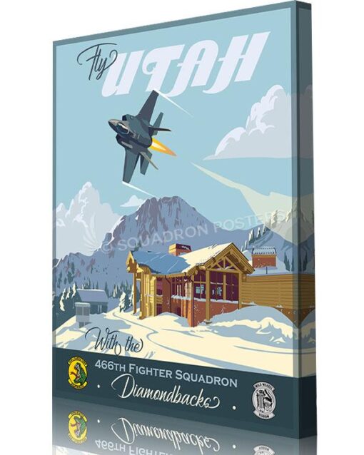 Hill AFB 466th Fighter Squadron Art - Squadron Posters