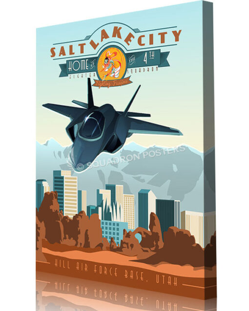 Hill AFB F-35 4th FS Fightin Fuujins - Squadron Posters