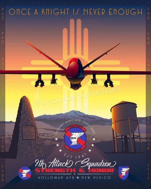 Holloman AFB 9th ATKS - Squadron Posters