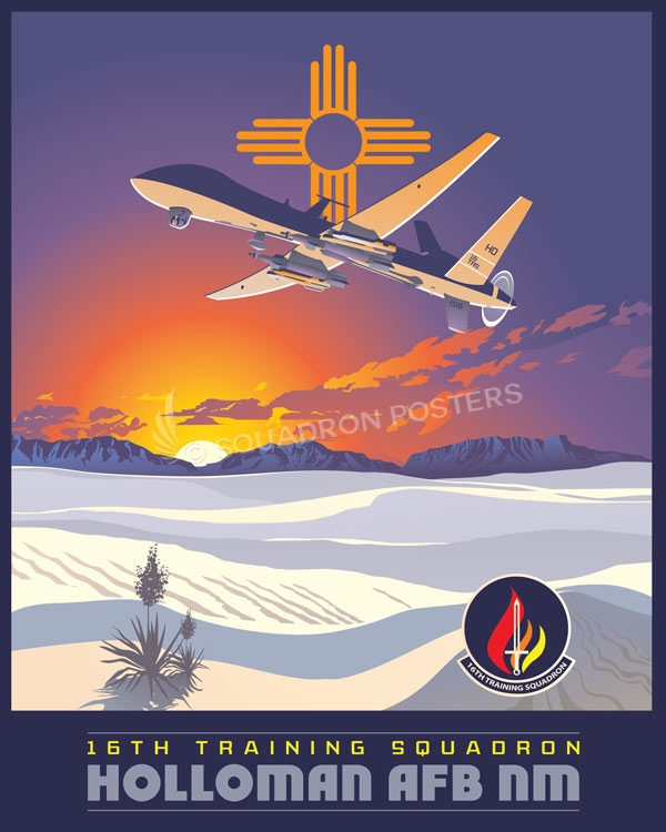 Holloman AFB 16th Training Squadron - Squadron Posters