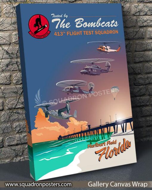 Hurlburt Field Florida 413th FLTS - Squadron Posters