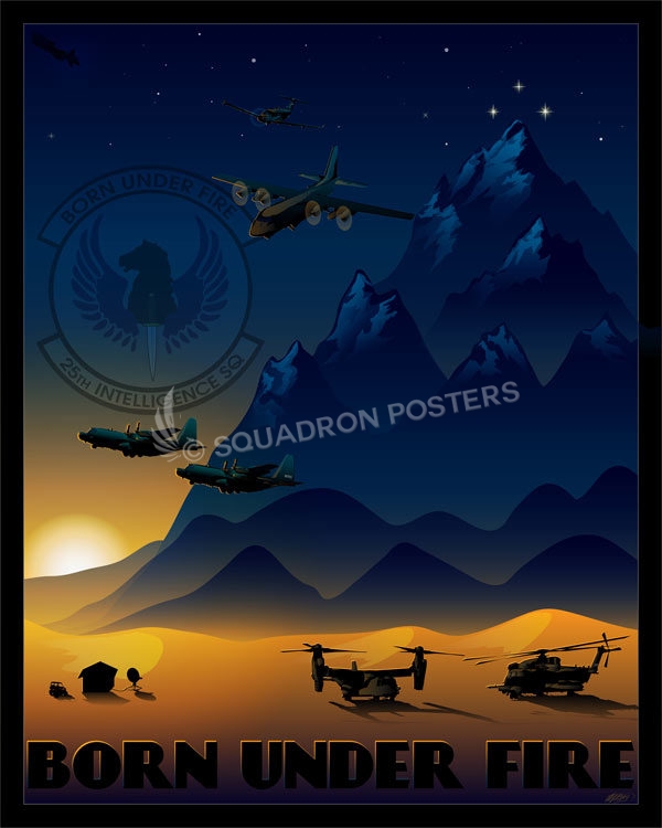 Hurlburt Field 25th IS AFSOC - Squadron Posters