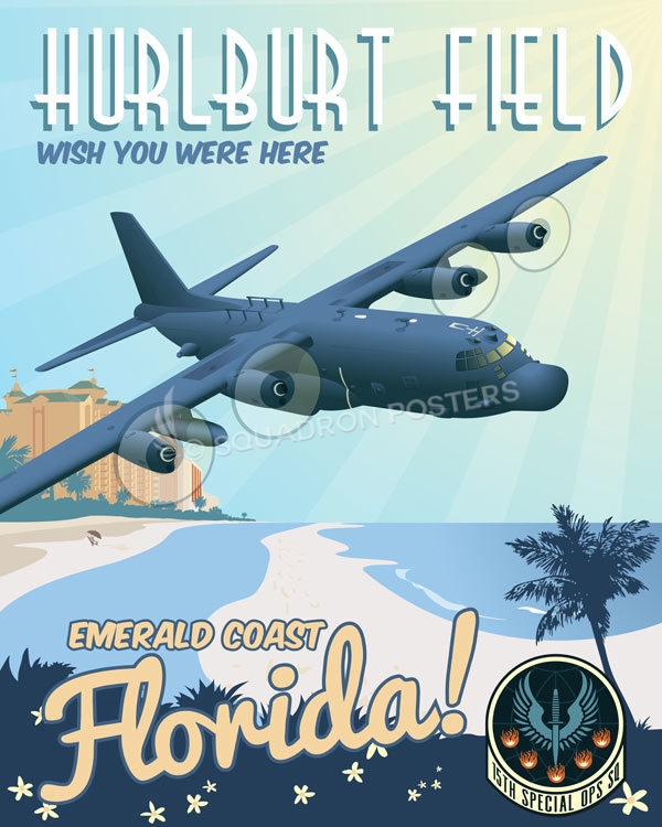 Hurlburt Field 15th SOS MC-130H - Squadron Posters