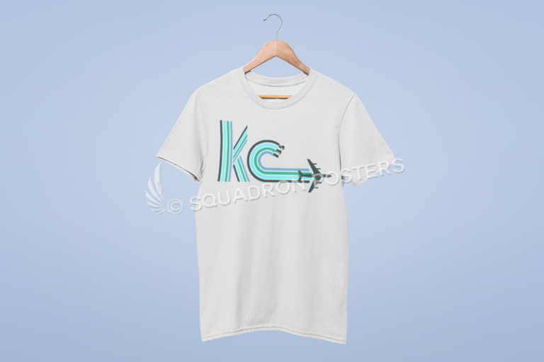 KC-135 Skywriting Retro T-Shirt - Squadron Posters