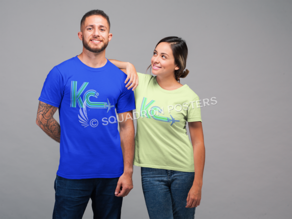 KC-10 Skywriting Retro T-Shirt - Squadron Posters