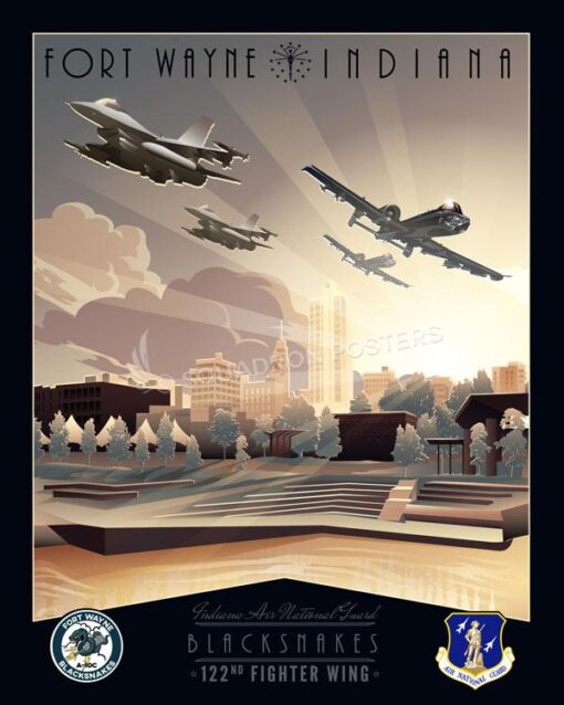 Indiana ANG 122nd FW - Squadron Posters