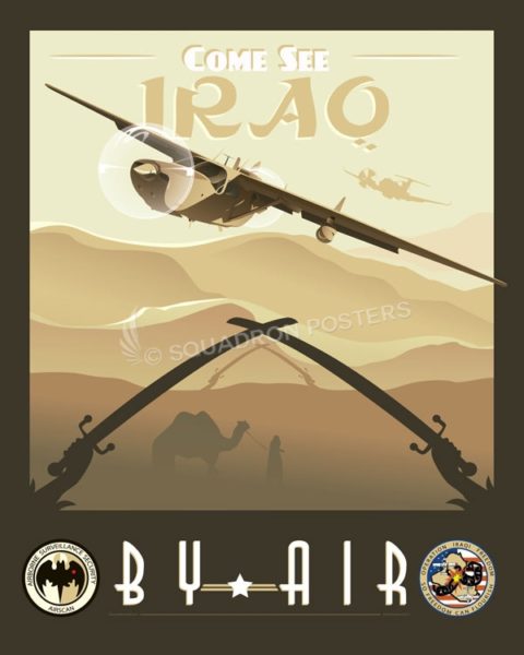 Come See Iraq by Air - Cessna 337 - Squadron Posters