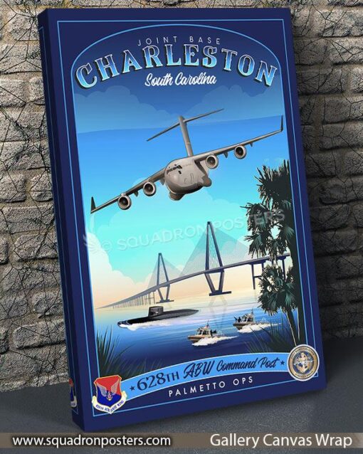 JB Charleston 628th ABW Command Post - Squadron Posters