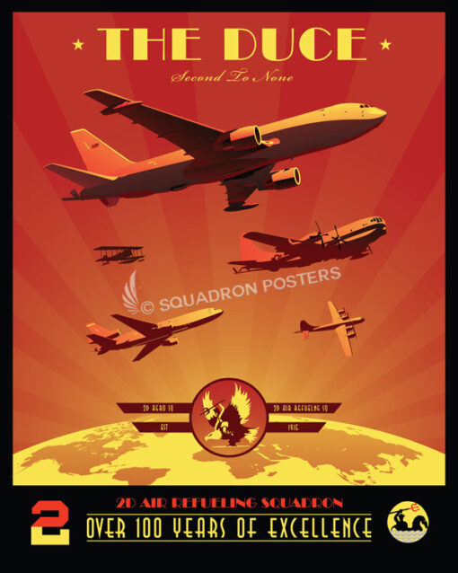 JB McGuire-Dix-Lakehurst "The Duce" 2d ARS - Squadron Posters