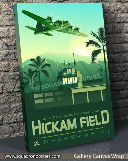 JB Pearl Harbor-Hickam Hickam Field Art - Squadron Posters