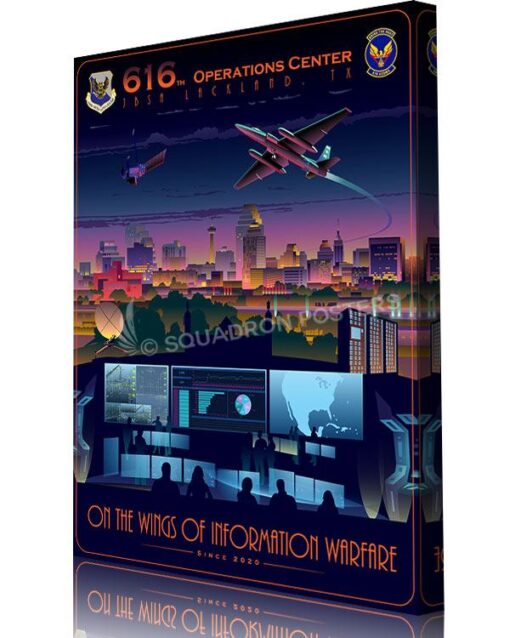 JB San Antonio Lackland 616th Operations Center - Squadron Posters
