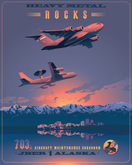 JBER 703rd Aircraft Maintenance Squadron - Squadron Posters