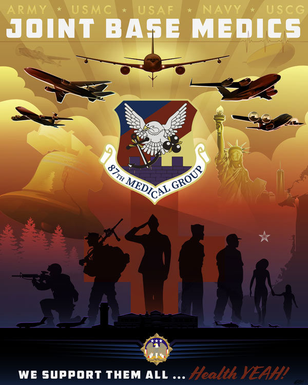 87th Medical Group - Squadron Posters