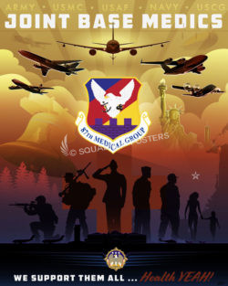 Joint Base McGuire-Dix-Lakehurst 87th Medical Group - Squadron Posters