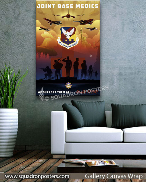 87th Medical Group Joint Base McGuire-Dix-Lakehurst - Squadron Posters