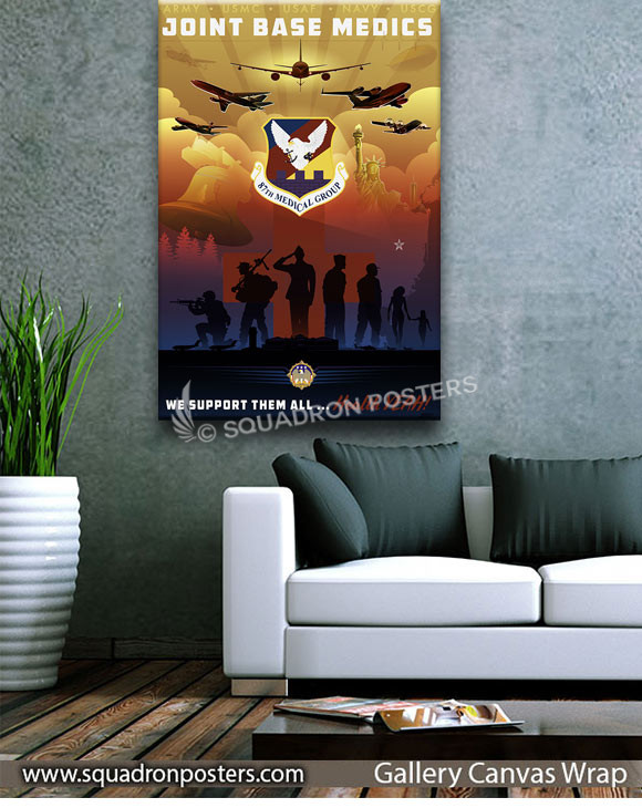87th Medical Group Joint Base McGuire-Dix-Lakehurst - Squadron Posters