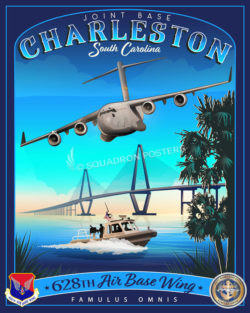 Charleston 628th ABW - Squadron Posters
