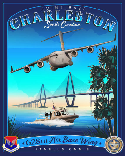 Charleston 628th ABW - Squadron Posters