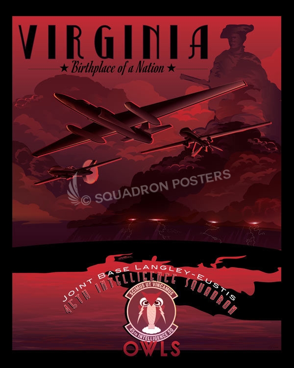 Joint Base Langley–Eustis 45th IS - Squadron Posters