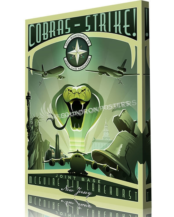 Cobra Strike 305th Maintenance Squadron - Squadron Posters