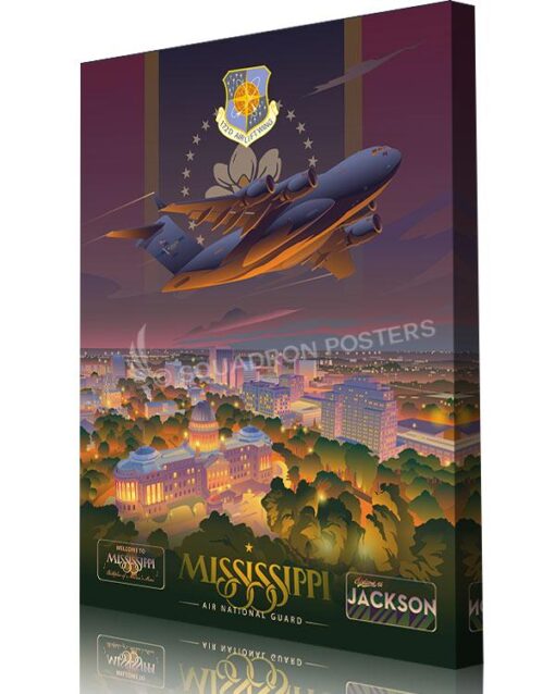 Jackson Mississippi ANG 172d AW - Squadron Posters