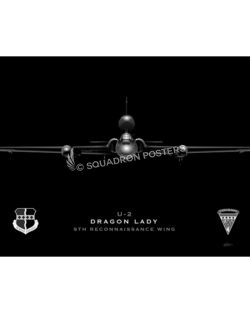 9th Recon Wing U-2 Jet Black Lithograph [No Text Version] - Squadron ...