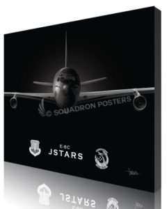 E-8 12th ACCS Jet Black Lithograph - Squadron Posters