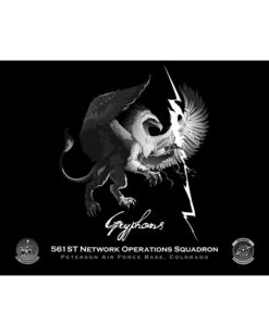Jet Black Gryphons 561st NOS Lithograph - Squadron Posters