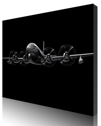 Jet Black KC-97 Stratofreighter Lithograph - Squadron Posters