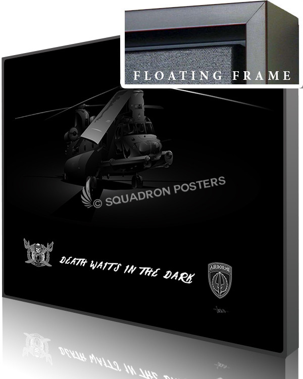 160th SOAR MH-47G Jet Black Lithograph - Squadron Posters
